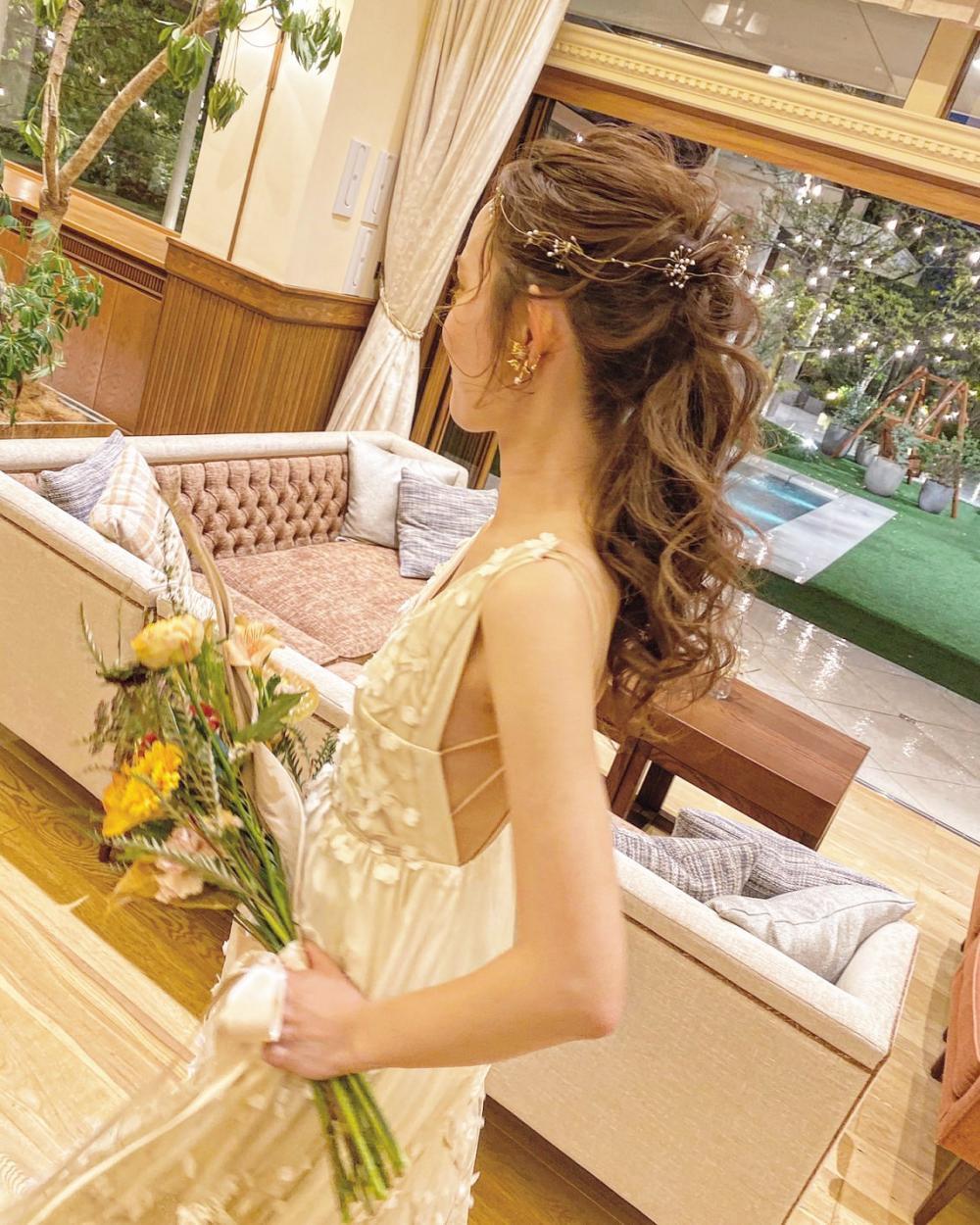 カラー変更OK】結婚式 ウェディング ヘッドドレス ブルー 青 髪 カラー変更OK】結婚式 ウェディング ヘッドドレス ブルー 青 髪